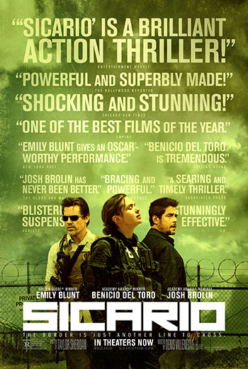 Sicario | Emily Blunt, Benicio del Toro, Josh Brolin | Lionsgate
